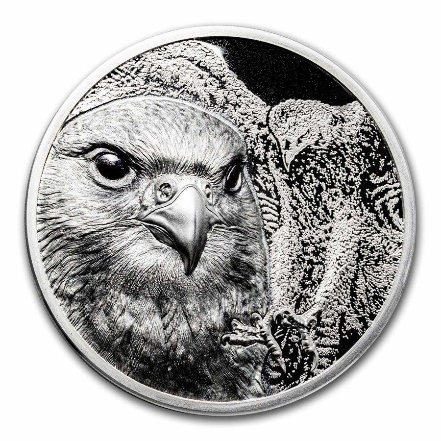 Buy 2023 Mongolia 3 oz Silver Mongolian Falcon | APMEX