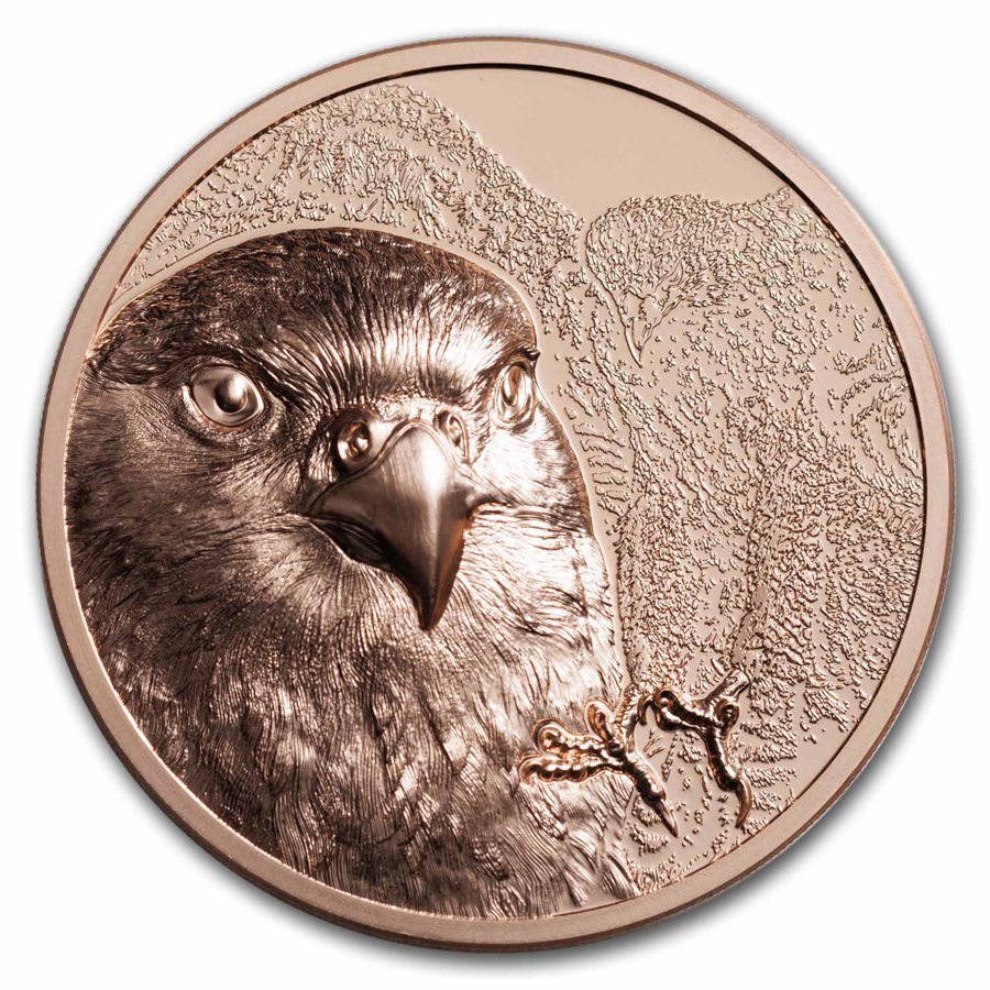 Buy 2023 Mongolia 50 gram Copper Magnificent Mongolian Falcon | APMEX