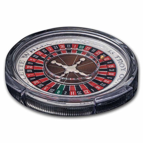 Buy 2023 Niue 1.5 oz Silver Proof Roulette Wheel Spinning Coin | APMEX