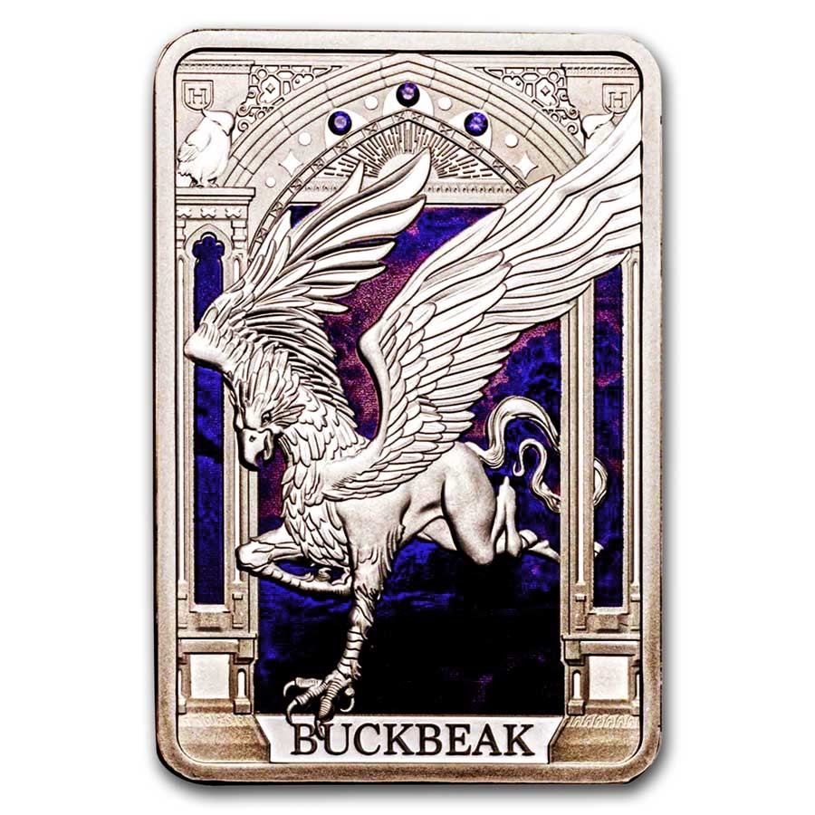 2023 Niue 1 oz Ag $2 Harry Potter: Buckbeak (Off-Quality)