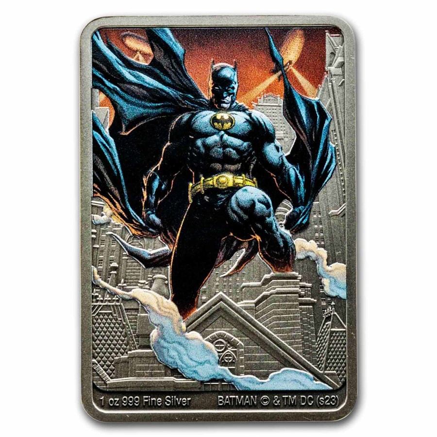 2023 Niue 1 oz Silver $2 Batman Rectangular Poster Coin