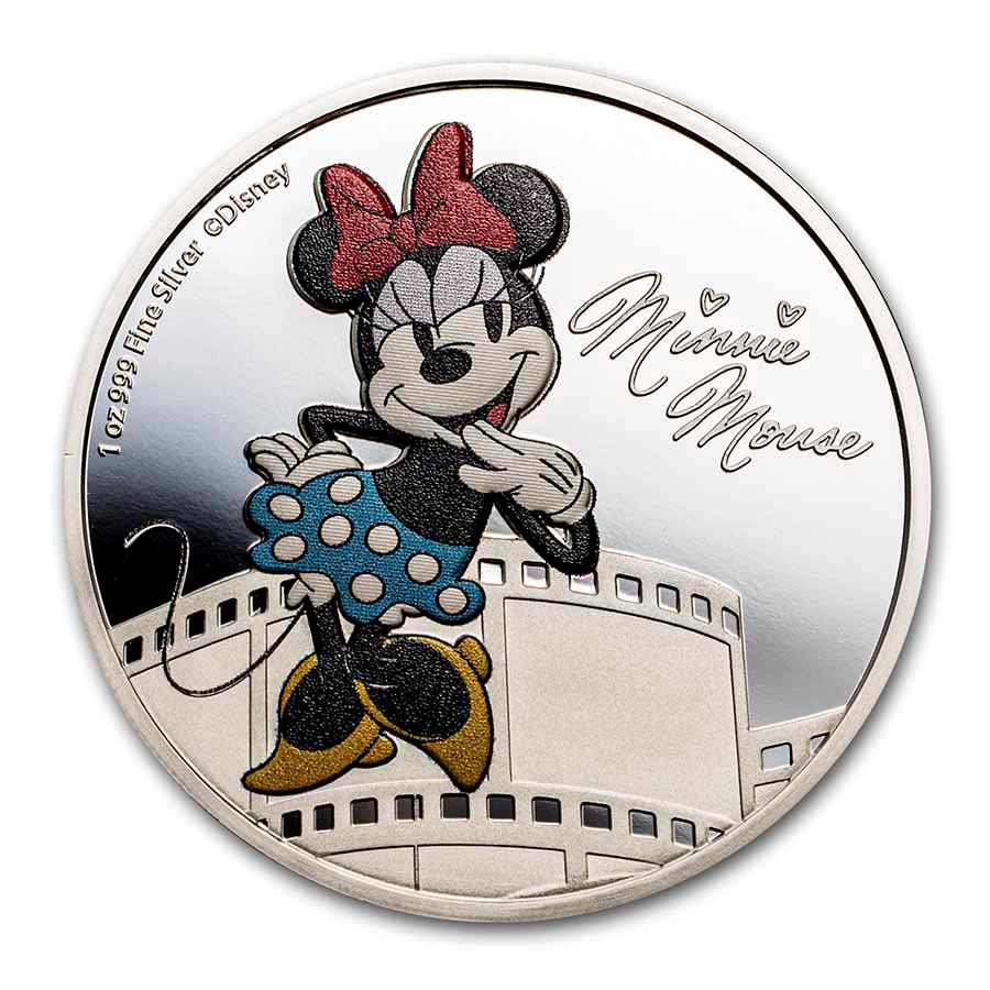 Buy 2023 Niue 1 oz Silver $2 Disney Minnie Mouse Proof (Box & COA) | APMEX