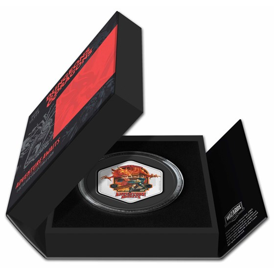 Buy 2023 Niue 1 oz Silver $2 Dungeons & Dragons Hexagonal Coin | APMEX