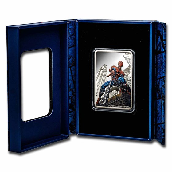 Buy 2023 1 oz Silver Marvel: Spider Man Poster Coin | APMEX
