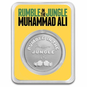 2023 Niue 1 oz Silver Ali Rumble In The Jungle BU w/ TEP