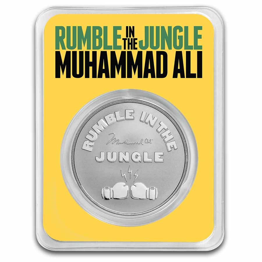 2023 Niue 1 oz Silver Ali Rumble In The Jungle BU w/ TEP