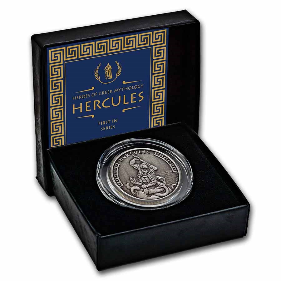 Buy 2023 Niue 1 oz Silver Antique Heroes of Greek Mythology: Hercules ...