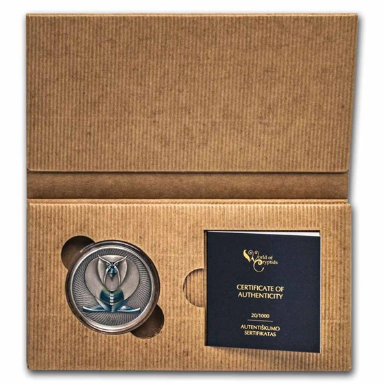 2023 Niue 1 oz Silver Antique World of Cryptids: Yeti