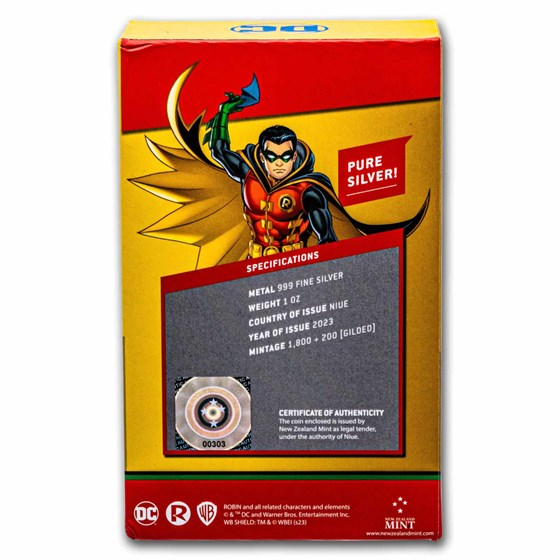 Buy 2023 Niue 1 oz Silver Chibi Coin Collection: Robin | APMEX