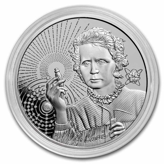 Buy 2023 Niue 1 oz Silver Icons: Marie Curie Proof (Signed COA) | APMEX