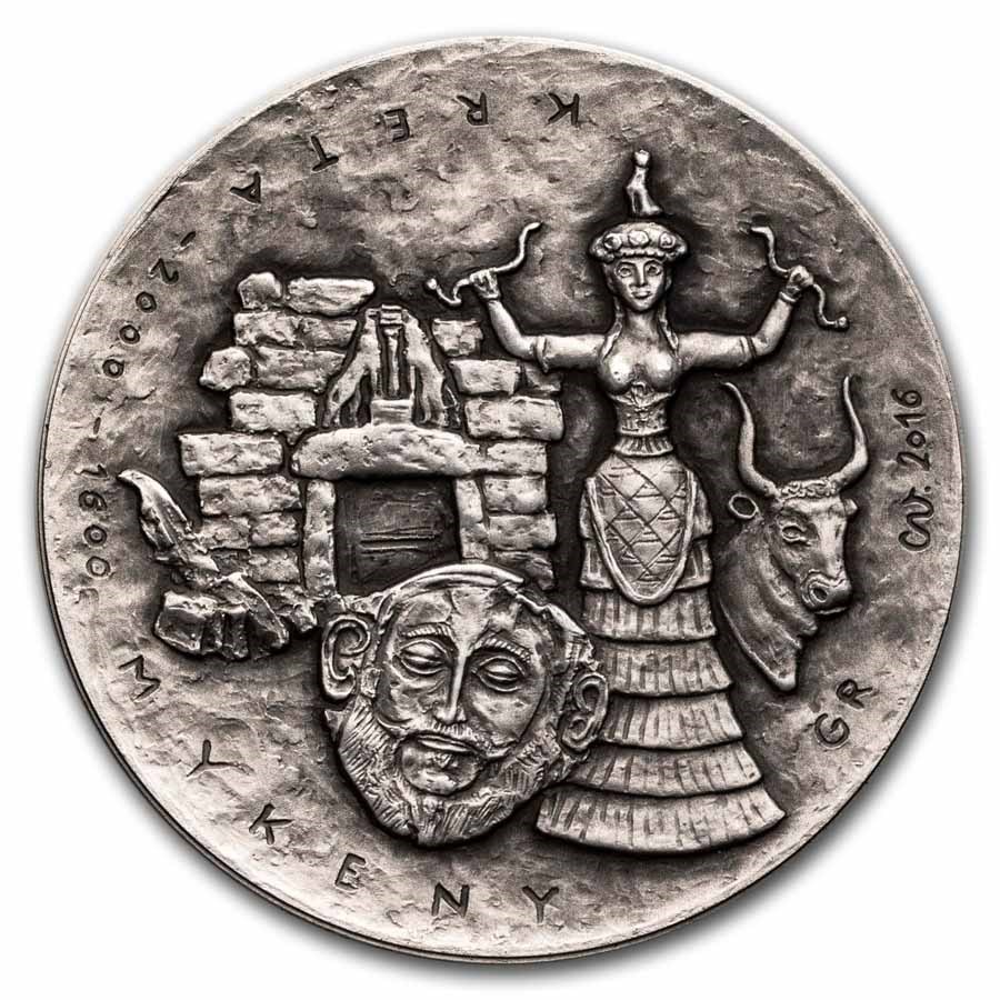 2023 Niue 1 oz Silver Treasures of Ancient Civilizations IV