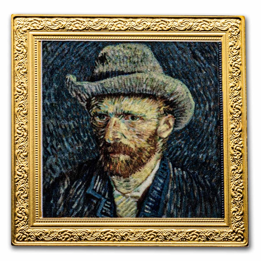 Buy 2023 Niue 1 oz Silver Vincent van Gogh: Self-Portrait | APMEX