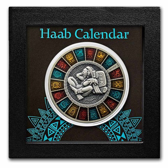 Buy 2023 Niue 2 oz Silver Antique Haab Calendar | APMEX