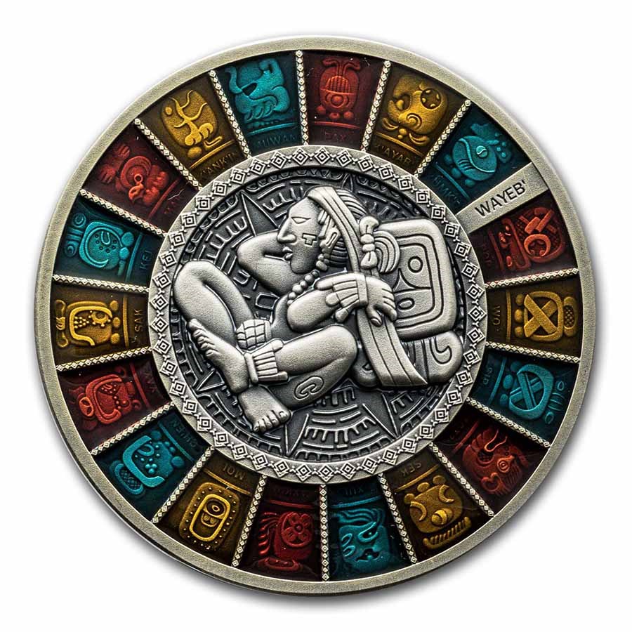 Buy 2023 Niue 2 oz Silver Antique Haab Calendar | APMEX