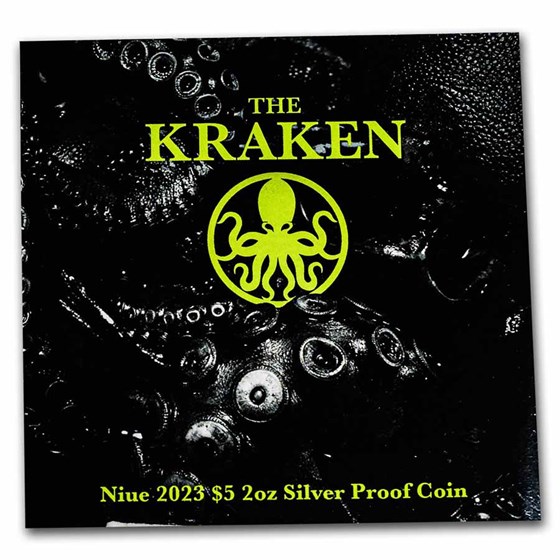 Buy 2023 Niue 2 oz Silver Proof Mythical Creatures; The Kraken | APMEX