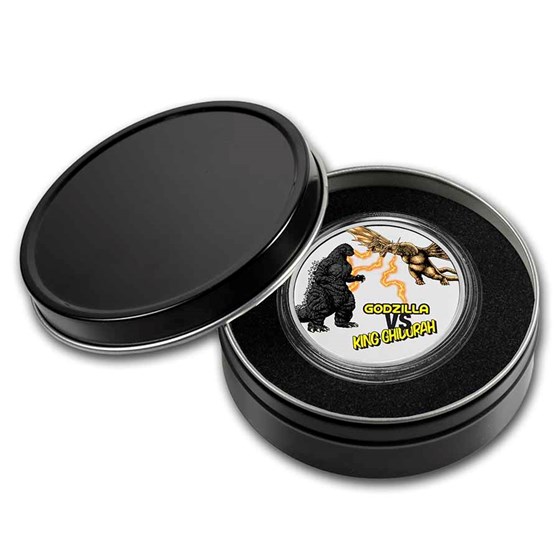 Buy 2023 Niue Colorized 2 oz Silver King Ghidorah Coin | APMEX