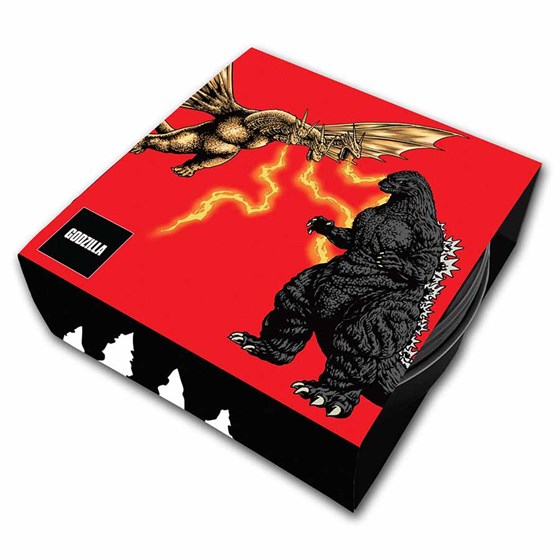 Buy 2023 Niue Colorized 2 oz Silver King Ghidorah Coin | APMEX