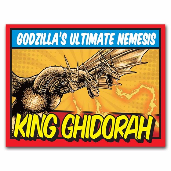 Buy 2023 Niue Colorized 2 oz Silver King Ghidorah Coin | APMEX