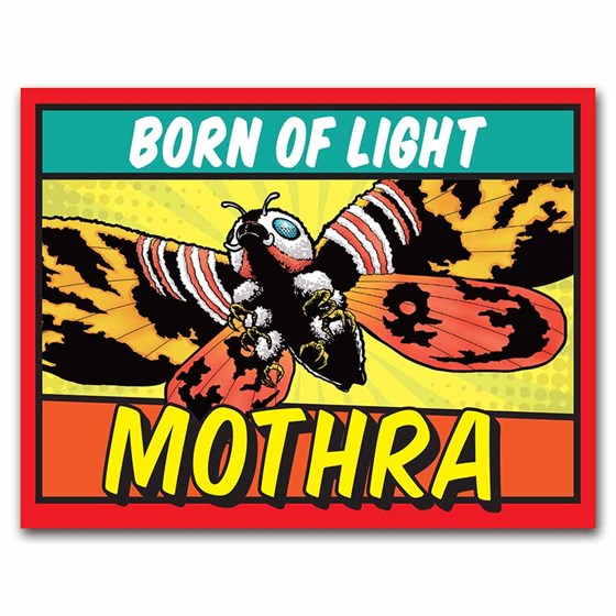Buy 2023 Niue Colorized 2 oz Silver Mothra Coin | APMEX