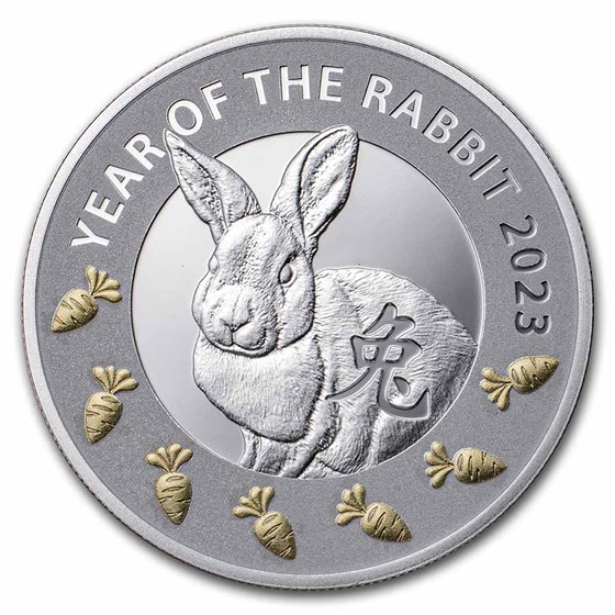 Buy 2023 Niue Silver Year of the Rabbit Lucky Number 7 Proof | APMEX
