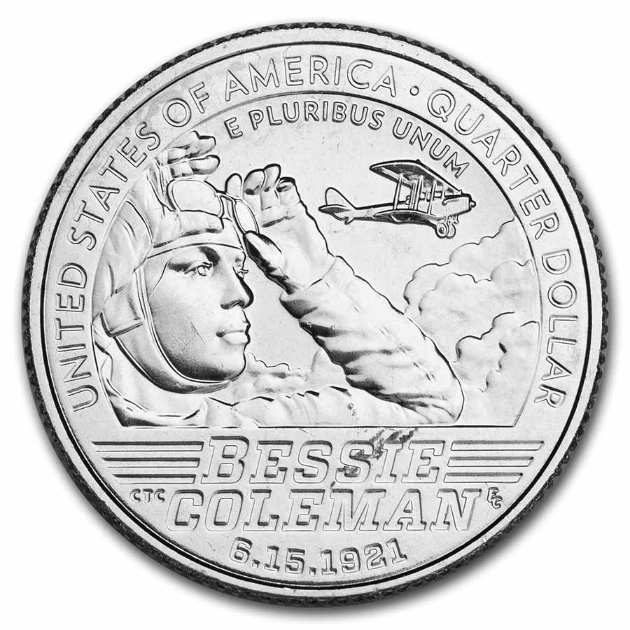 Buy 2023 P Bessie Coleman Women s Quarter BU APMEX Buy 2023 P Bessie Coleman Women s Quarter BU APMEX