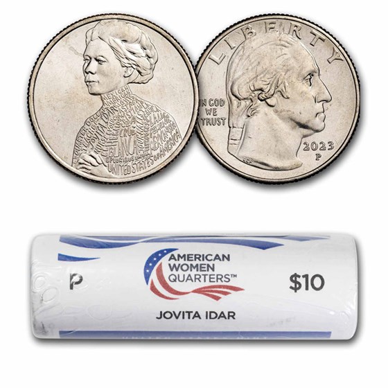 Buy 2023-P Jovita Idar American Women Qtr 40-Coin Roll | APMEX