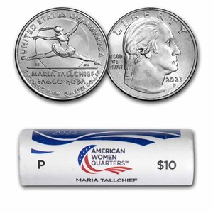 2023-P Maria Tallchief American Women Qtr 40-Coin Roll