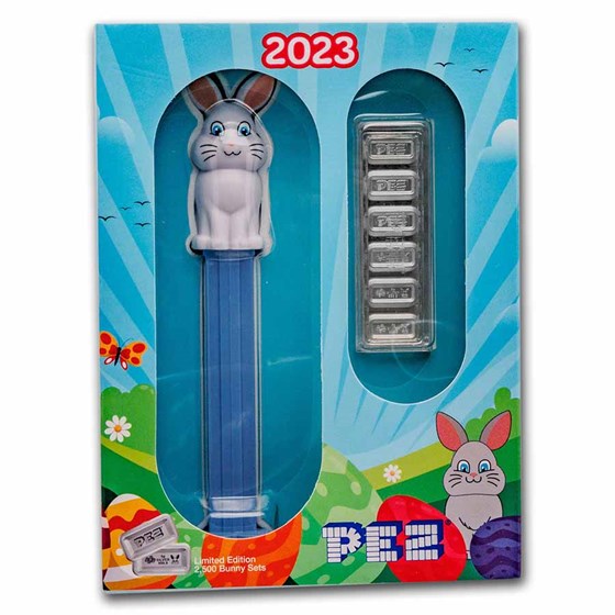 Buy 2023 PEZ Silver Gift Set 6x 5 gram Silver Wafers | APMEX