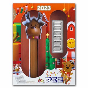 Buy 2023 PEZ 6x5 gram Silver Wafers Set w/Reindeer | APMEX