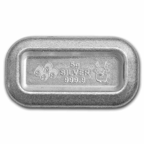 Buy 2023 PEZ 6x5 gram Silver Wafers Set w/Reindeer | APMEX