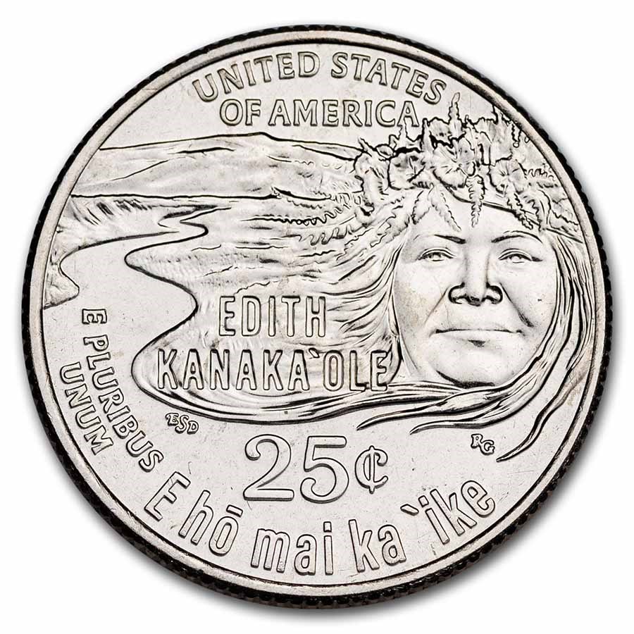 Buy 2023-S Edith Kanaka'ole American Women Qtr 40-Coin Roll | APMEX