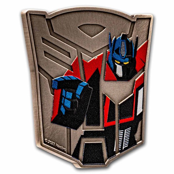 Buy 2023 Samoa 1 oz Silver Transformer Optimus Prime Shaped Coin | APMEX