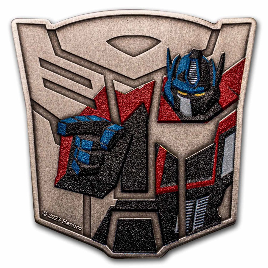 Buy 2023 Samoa 1 oz Silver Transformer Optimus Prime Shaped Coin | APMEX