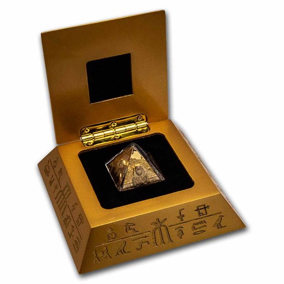 Buy 2023 Samoa 5 oz Gold Pyramid of Giza Shaped Coin | APMEX