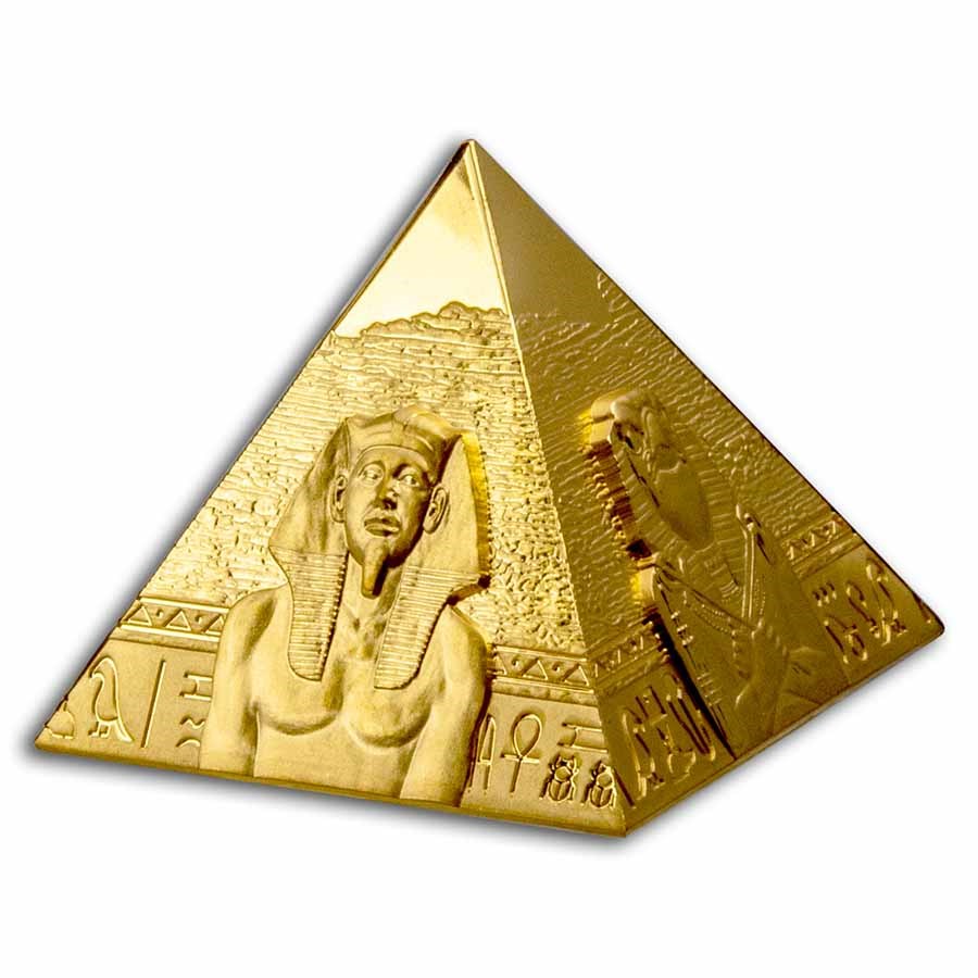Buy 2023 Samoa 5 oz Gold Pyramid of Giza Shaped Coin | APMEX