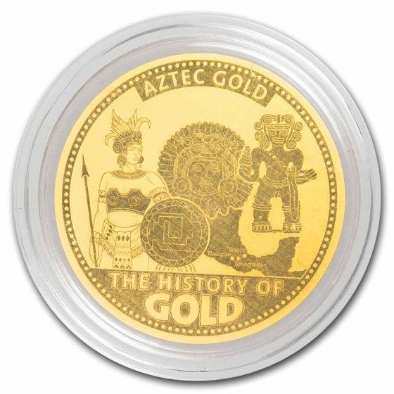 2023 Solomon Islands 1/100 oz Aztec Gold (Coin Only)