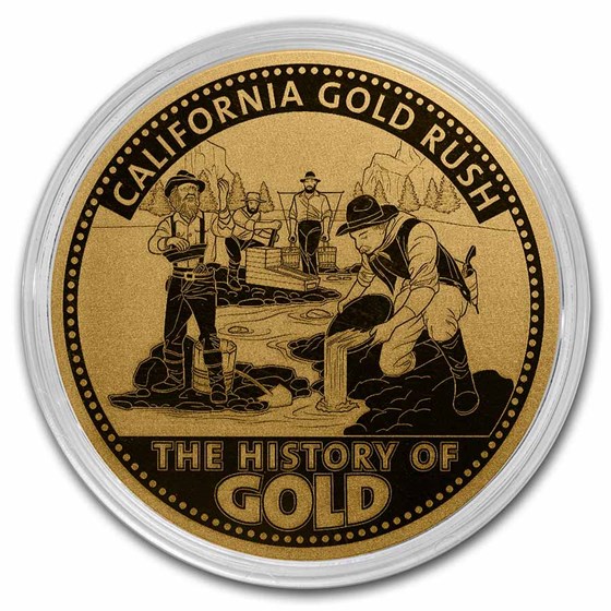 Buy 2023 Solomon Islands 1/100 oz Gold California Gold Rush | APMEX