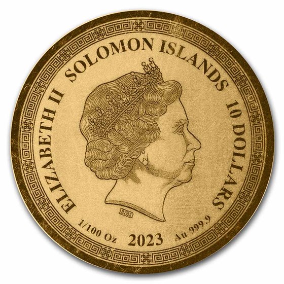 Buy 2023 Solomon Islands 1/100 oz Gold Colossus of Rhodes | APMEX