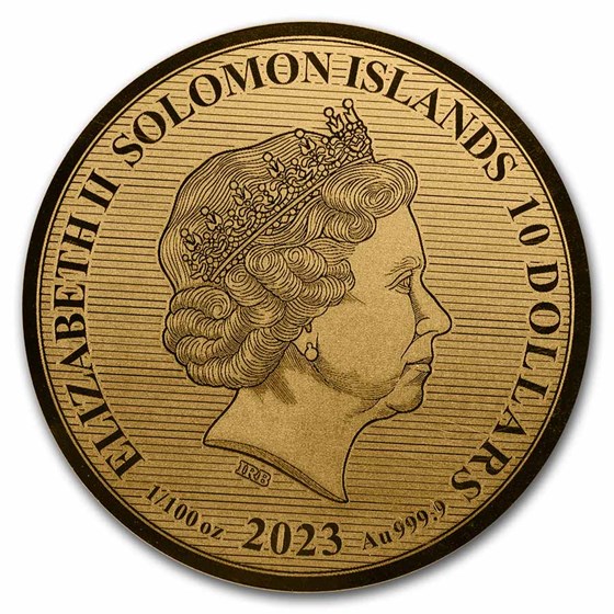 Buy 2023 Solomon Islands 1/100 oz Gold Historical Gold Coins | APMEX
