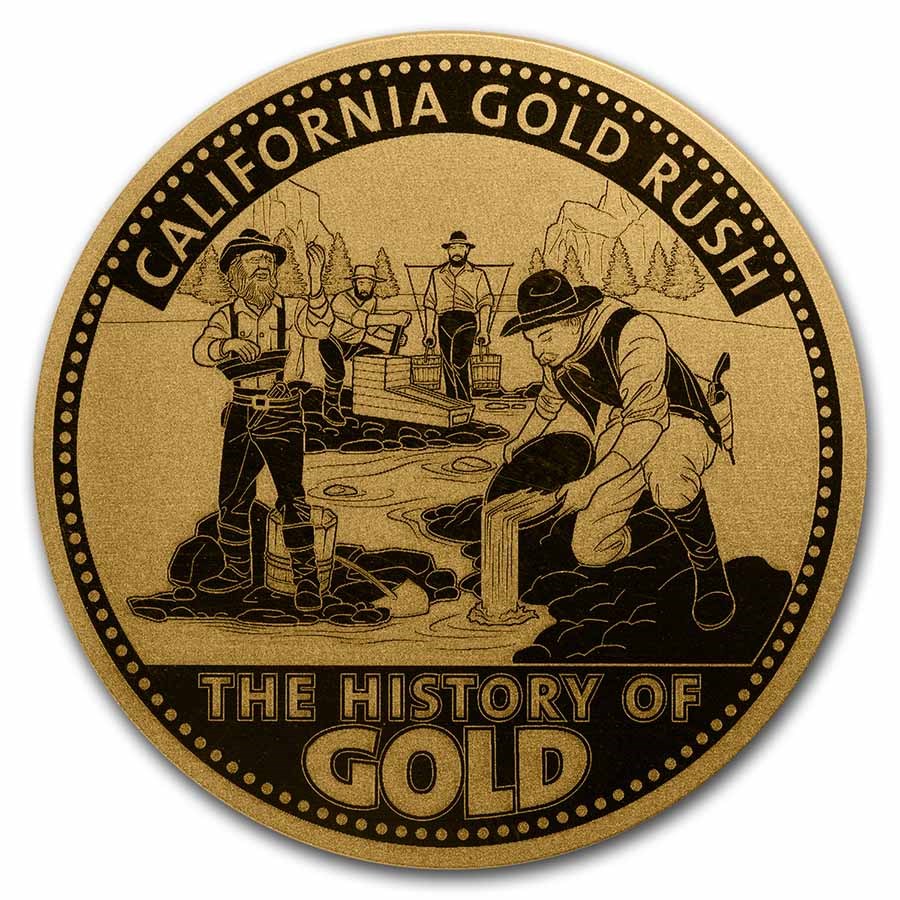 Buy 2023 Solomon Islands old History of Gold; Gold Rush (No Capsule ...