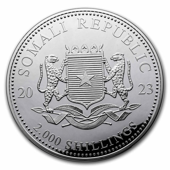 Buy 2023 Somalia 1 Kilo Silver Elephant 25th Anniv | APMEX