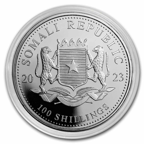 Buy 2023 Somalia 1 oz Silver Elephant (Gilded) | APMEX
