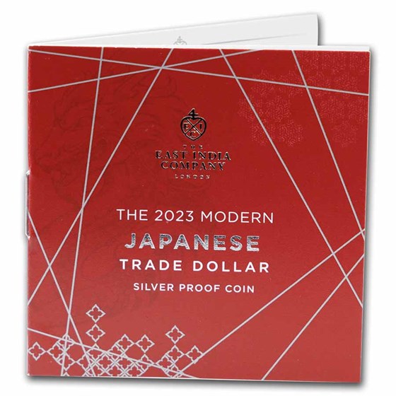 Buy 2023 St. Helena 1 oz Silver Modern Japanese Trade Dollar Proof | APMEX