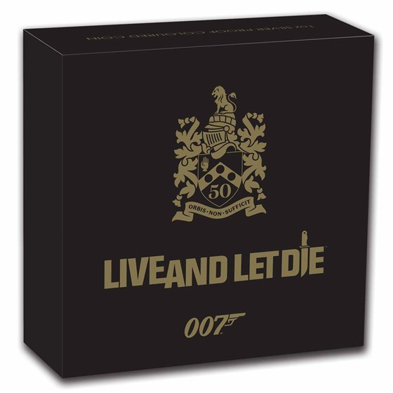 Buy 2023 TUV 1 oz Silver Colorized 007 James Bond Live & Let Die PF | APMEX