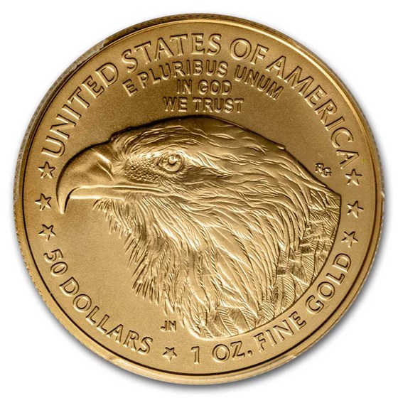 2023-W 1 oz Burnished Gold Eagle SP-70 PCGS (Advanced Release)