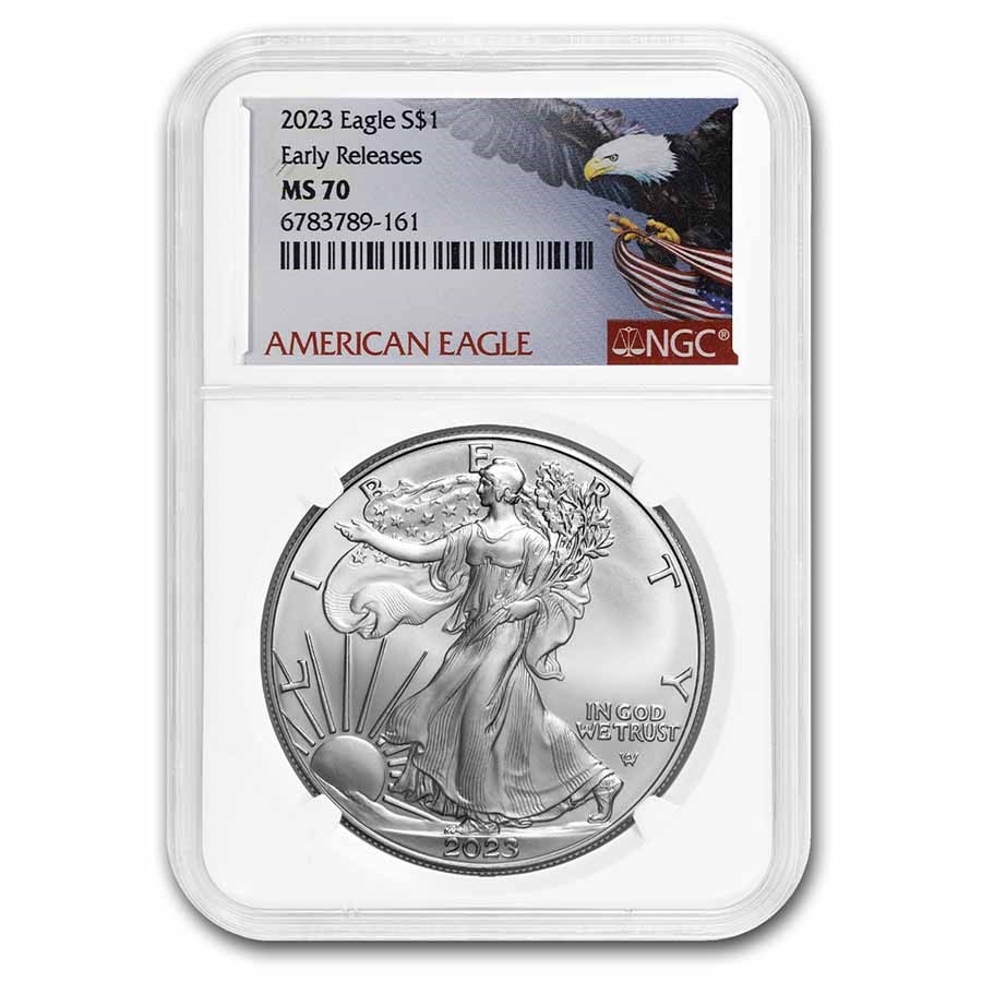 Buy 2023-W Silver Eagle MS-70 Eagle Label | APMEX