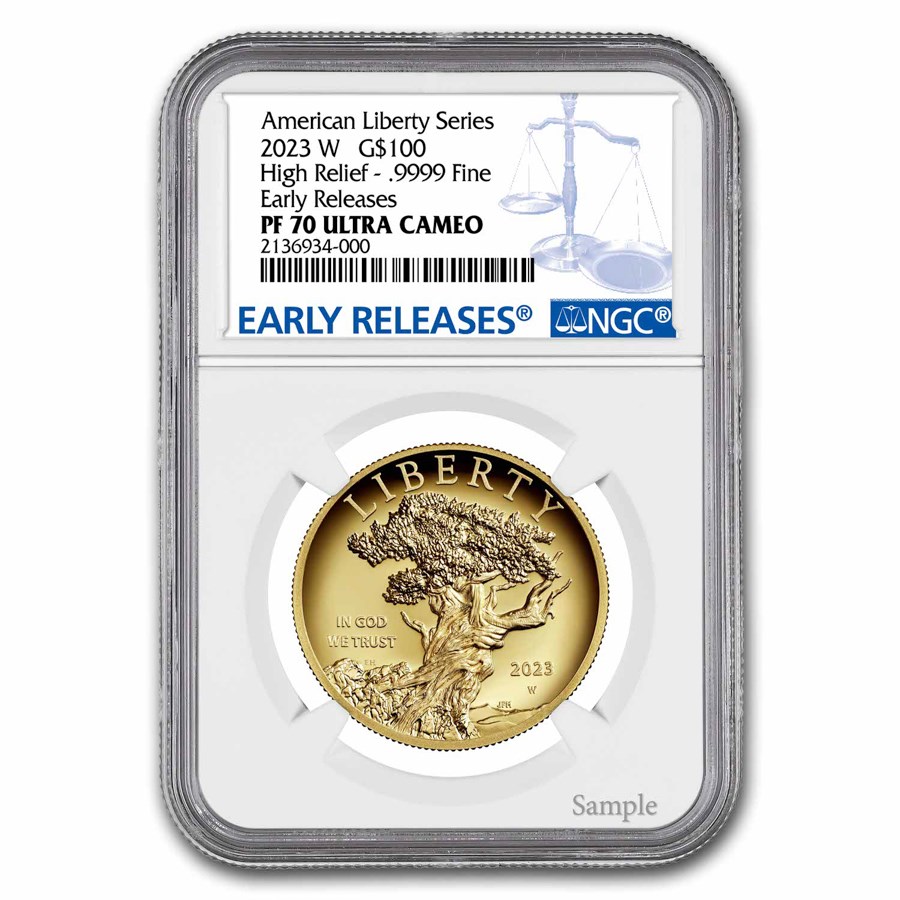 Buy 2023-W High Relief American Liberty Gold PF-70 NGC (ER) | APMEX