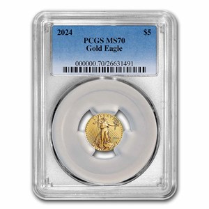 Buy 2024 1/10 oz Gold Eagle MS-70 PCGS FirstStrike | APMEX