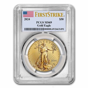 Buy 2024 1 oz Gold Eagle MS-69 FirstStrike | APMEX