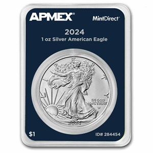 Buy 2024 1 oz Silver Eagle MintDirect Single | APMEX